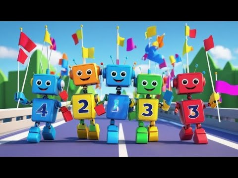 Six Toy Robots Count to Ten | Fun Counting Song for Kids | Learn ...