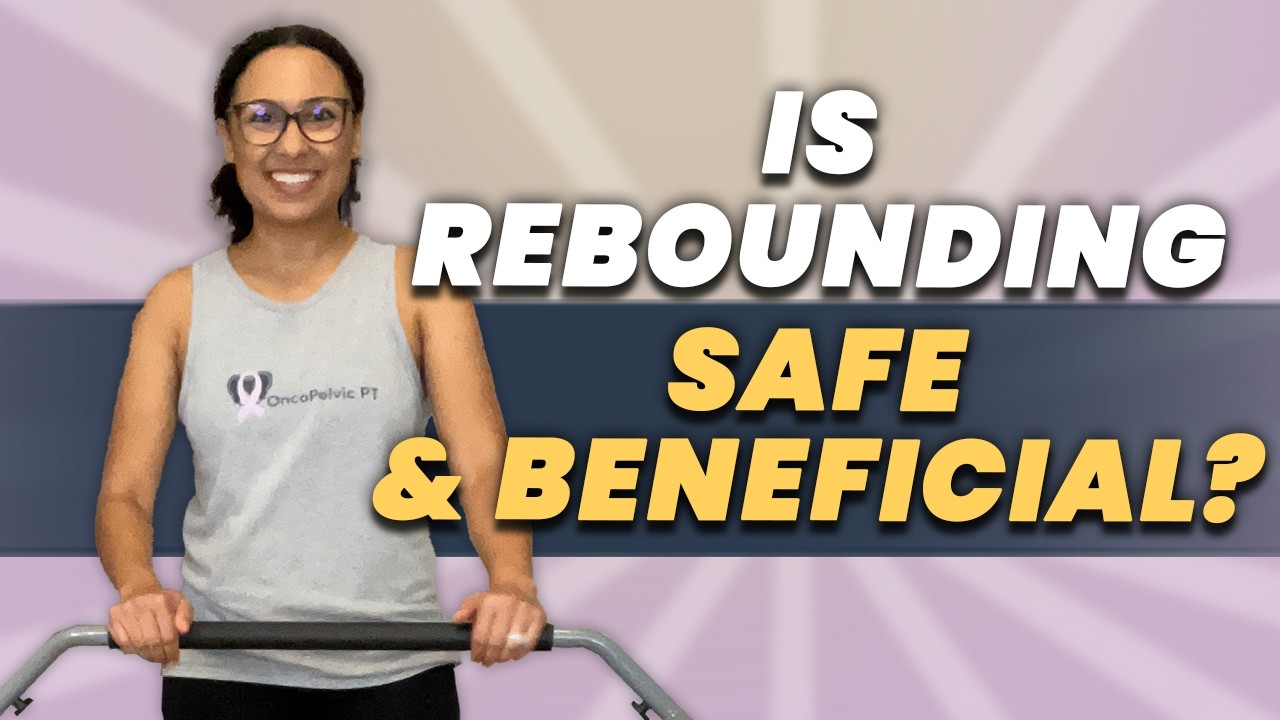 Rebounder Workout Benefits And Safety | Lymphedema exercise - YouTube