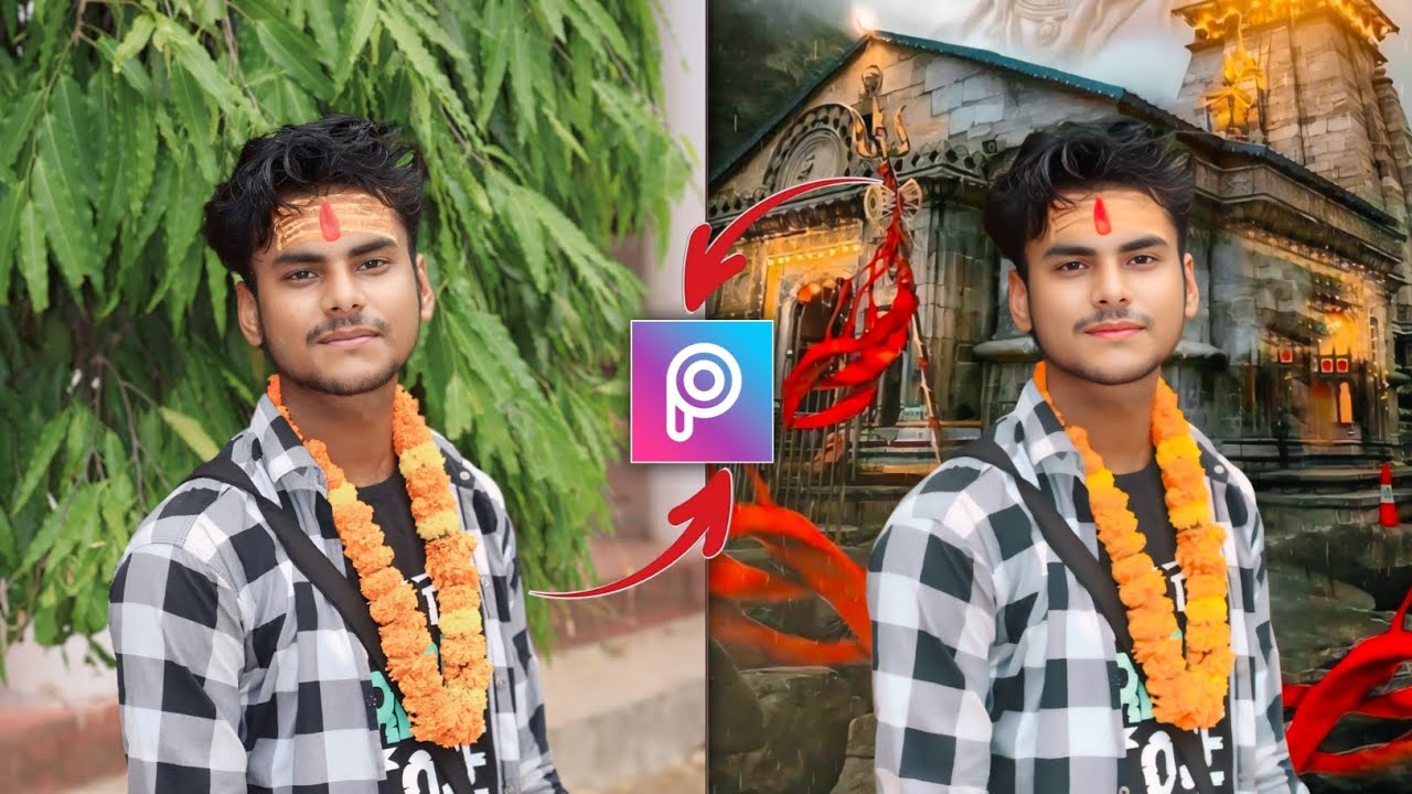 mahadev photo editing picsart || mahadev photo editing kaise karen ...