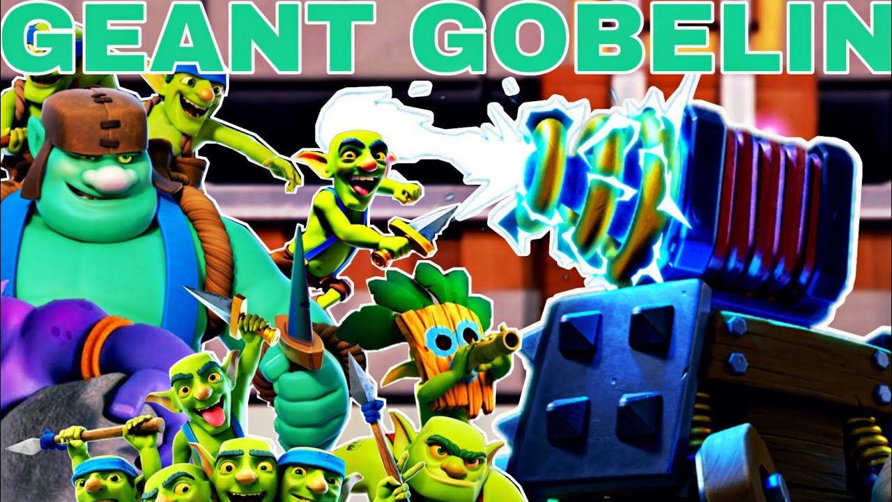 GOBELIN GÉANT ZAPPY - CLASH ROYALE - YouTube