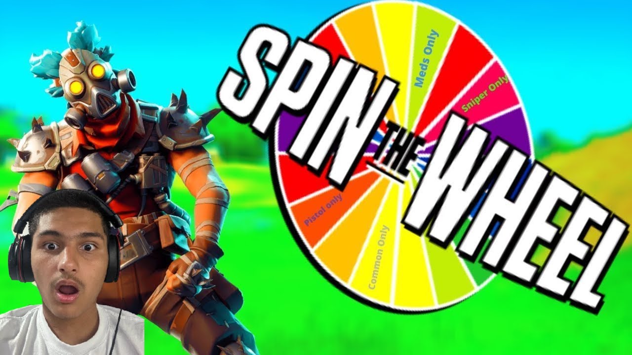 Spin the wheel challenge one color weapons only! - YouTube