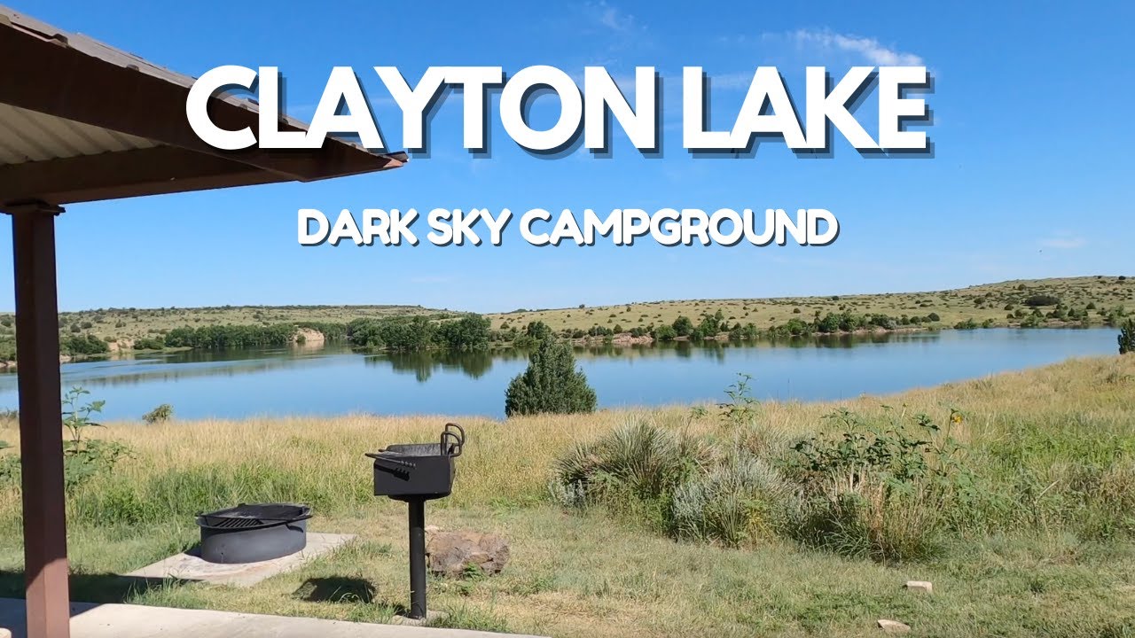 Clayton Lake State Park Dark Sky Campground and Dinosaur Tracks - YouTube