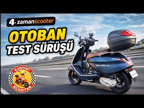 Yuki gelato 150cc 125 km hız otoyol test uygulaması-4zamanscooter