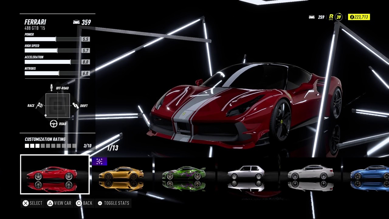 NFS Heat-All my cars in garage - YouTube