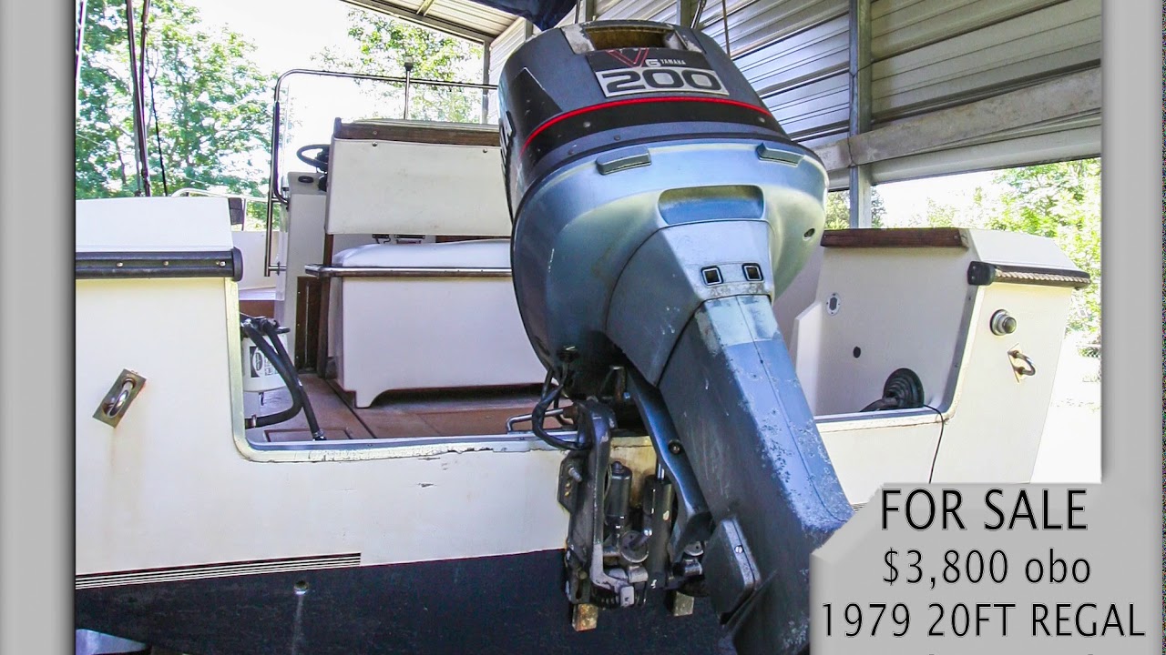 For Sale - Regal Center Console w 200hp Yamaha - YouTube