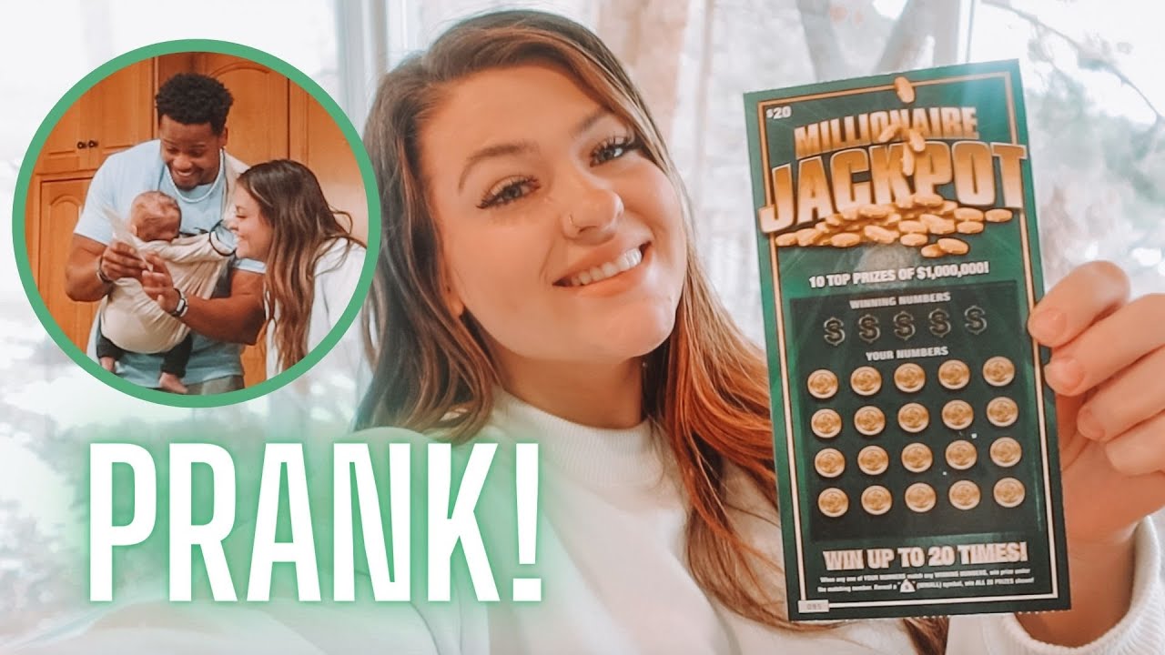 FAKE LOTTERY TICKET PRANK ON HUSBAND!! - YouTube
