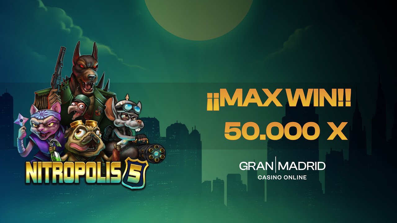INCREÍBLE 50.000 X EN NITROPOLIS 5 MAX WIN 🔥 | Casinogranmadridonline ...