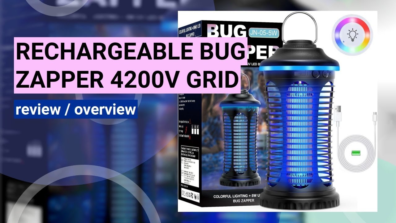 Review: [Brand Name] Rechargeable Bug Zapper - Ultimate Indoor ...