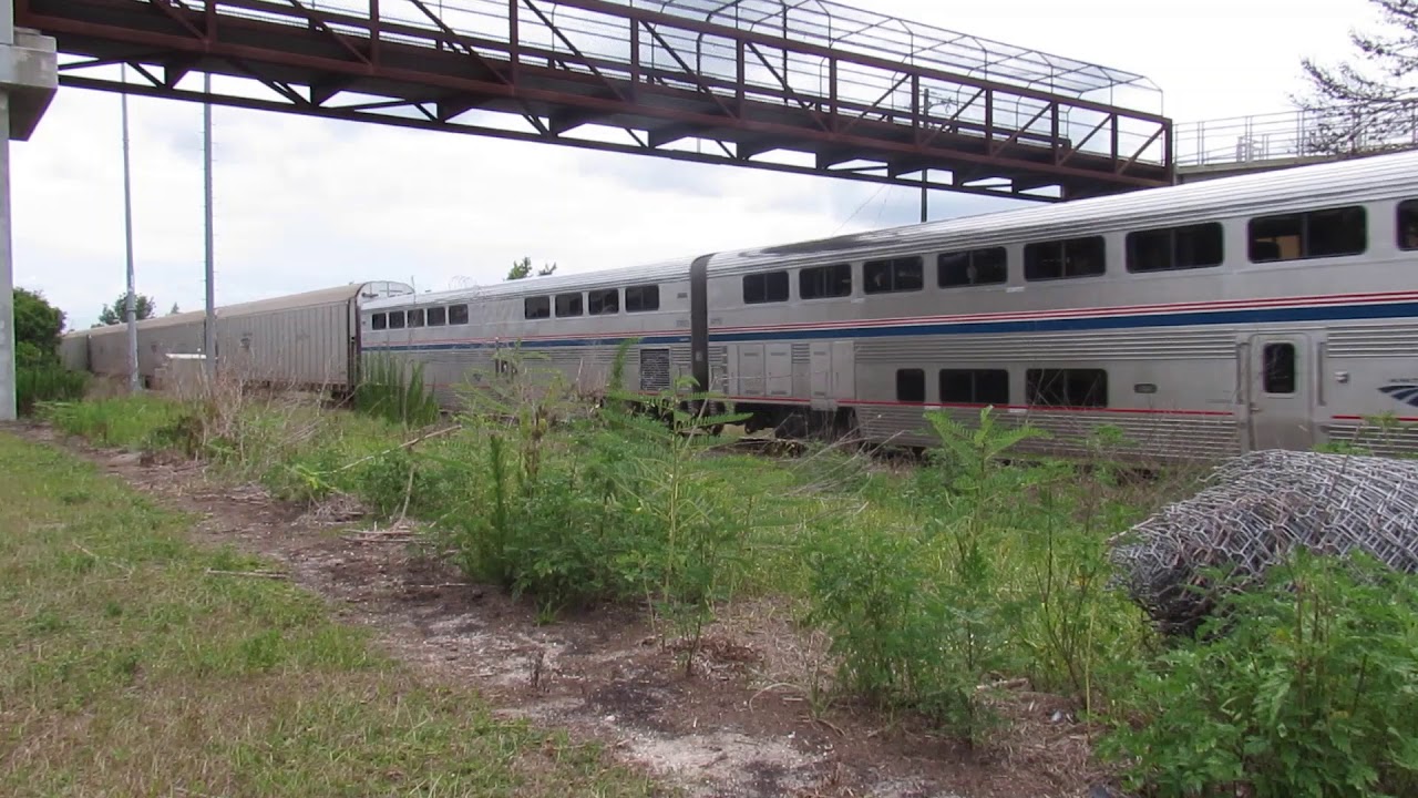 Amtrak 52 at Orange City - YouTube