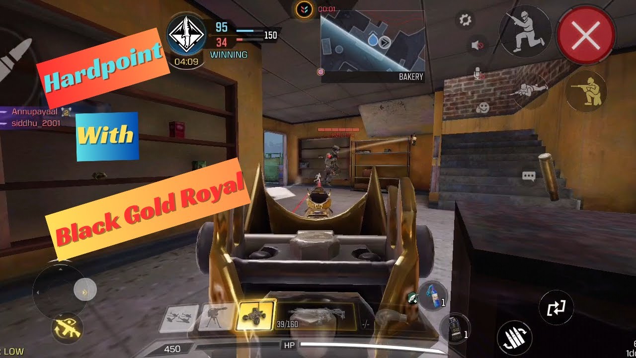 Hardpoint - M4- Black Gold Royal | CODM Ranked Multiplayer Gameplay - YouTube