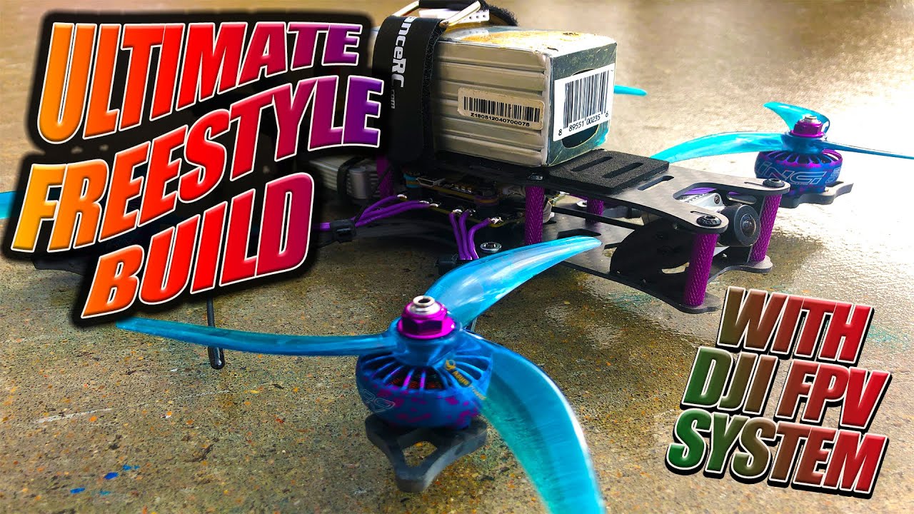DJI FPV HD DIY Ultimate Freestyle Drone Build - 6S Beast! - YouTube