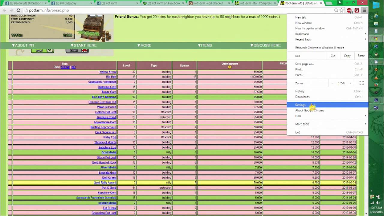 Pot Farm tips and tricks 1 - YouTube