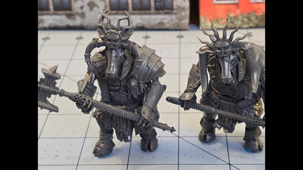 Giant, armored, undead Minotaurs! Conquest's Buccephaloi! - YouTube