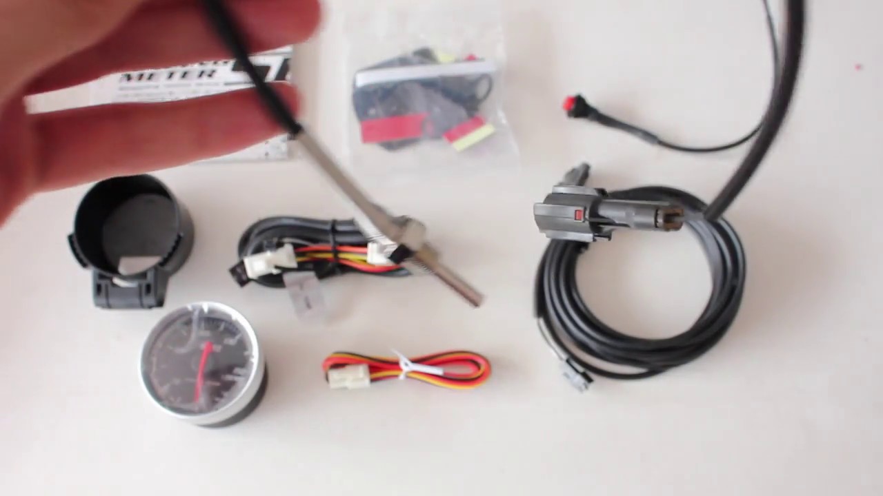 Blitz Racing Meter SD - temp gauge unboxing - YouTube