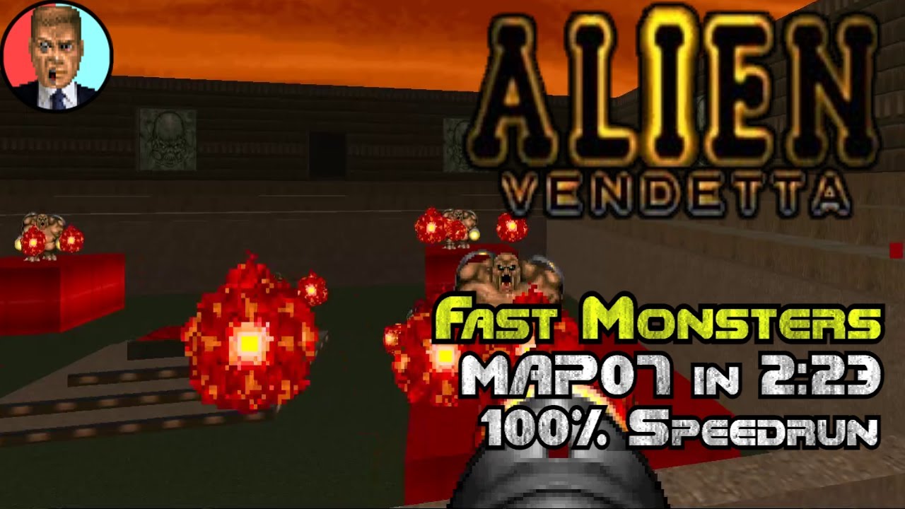 [World Record] UV Fast Speedrun of Alien Vendetta Map 07 in 2:23 - YouTube