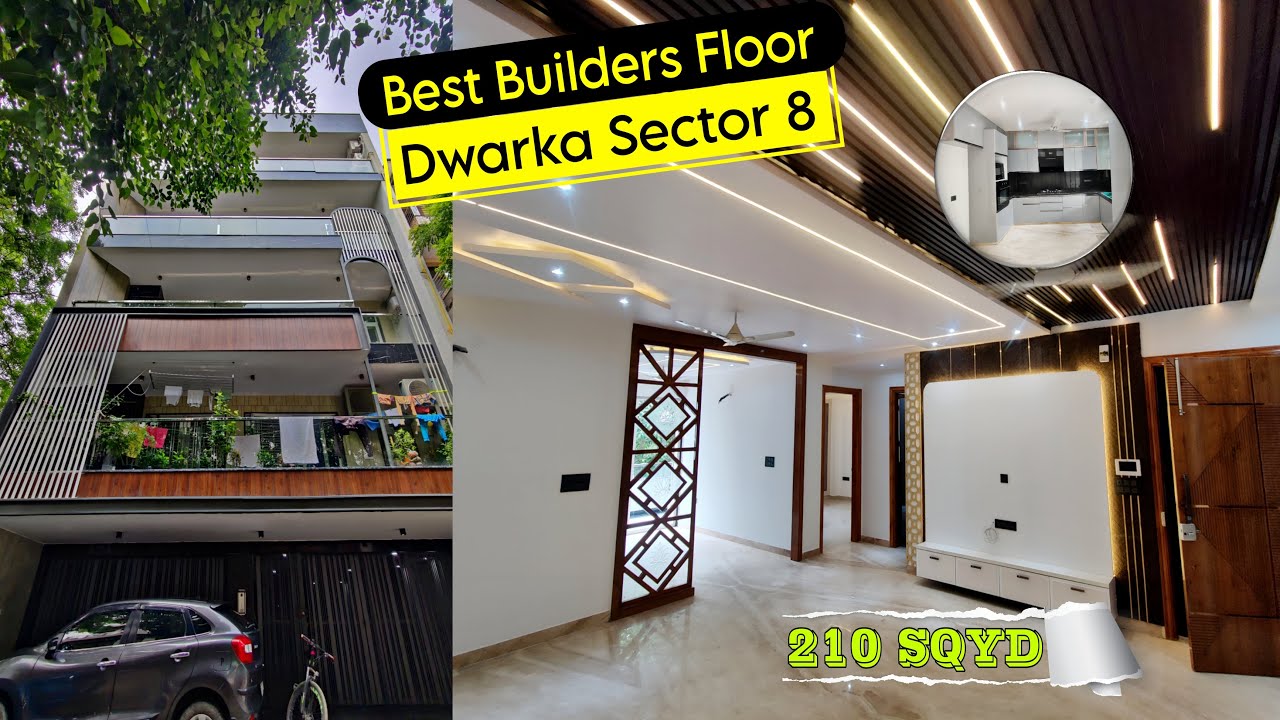 3-BHK flat in Dwarka Sector 8 | Best builder floor with lift & car ...