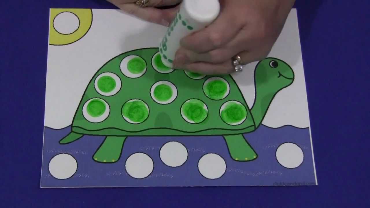 Turtle Do-A-Dot - YouTube