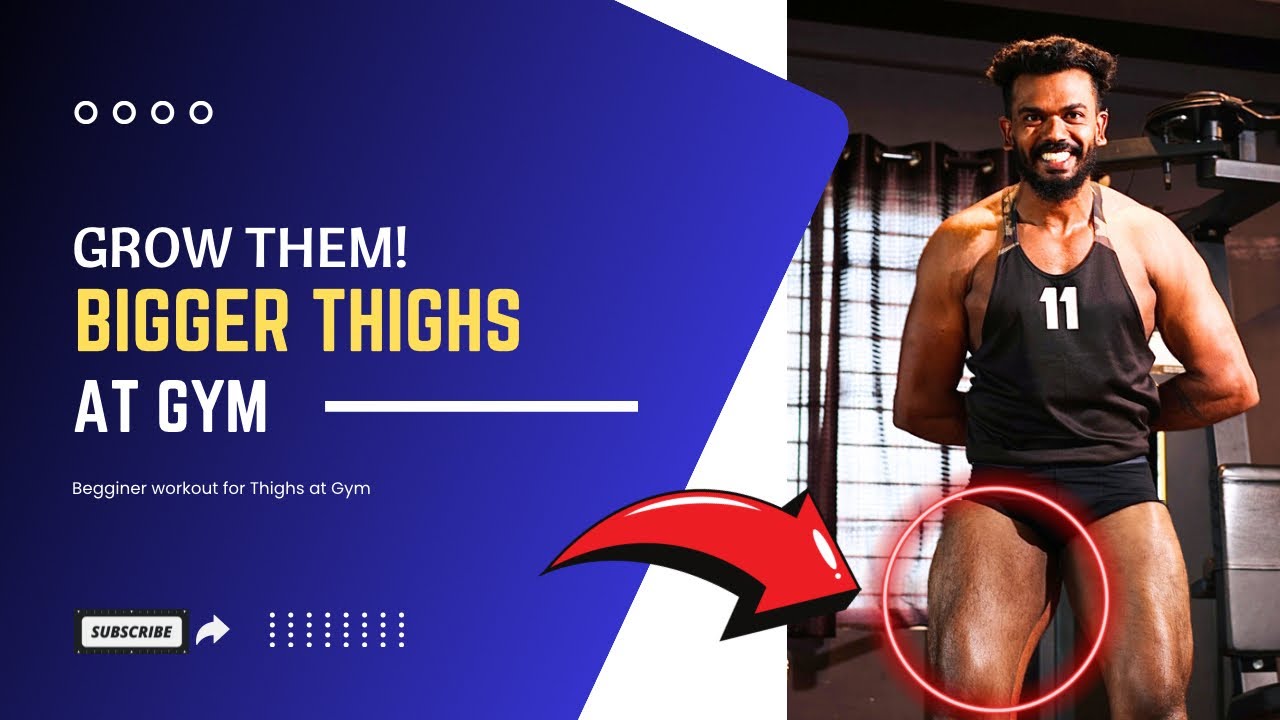 Thigh Workout at Gym |Full LEG Muscle Transformation 8 Best Exercises ...