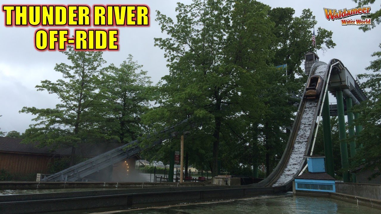 Thunder River Off-Ride Footage, Waldameer Hopkins Log Flume | Non ...