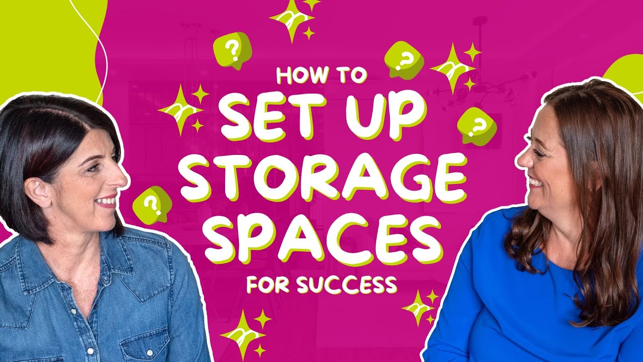 How to set up storage spaces for success | E285 #declutteringtips # ...