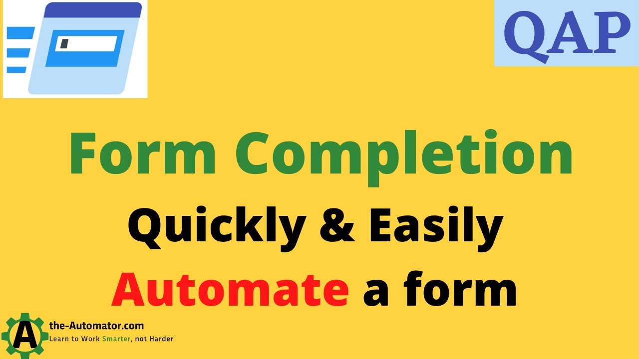 How to Quickly and easily complete online Forms with Quick Access Popup ...