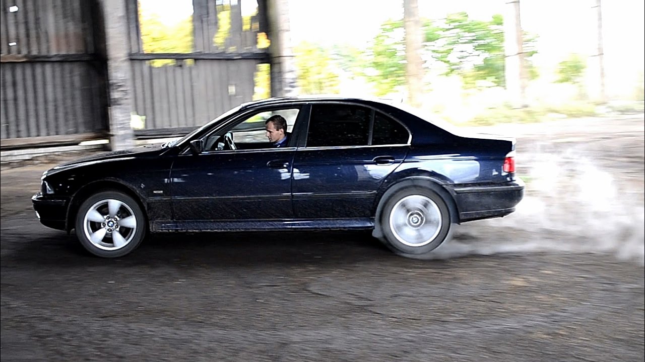 BMW e39 530d drift - YouTube