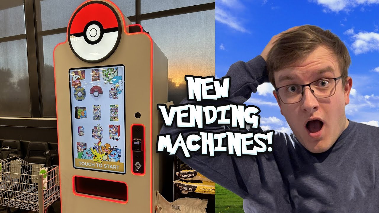 NEW Pokémon VENDING MACHINES in New England! - YouTube