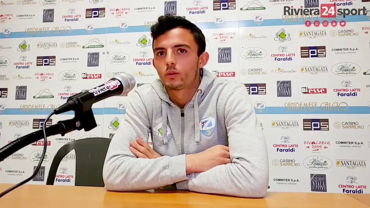 Intervista a Andrea Radaelli, portiere della Sanremese Calcio - YouTube