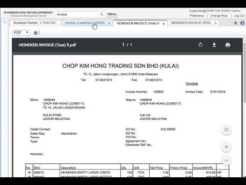 ERP POS Print Format - YouTube