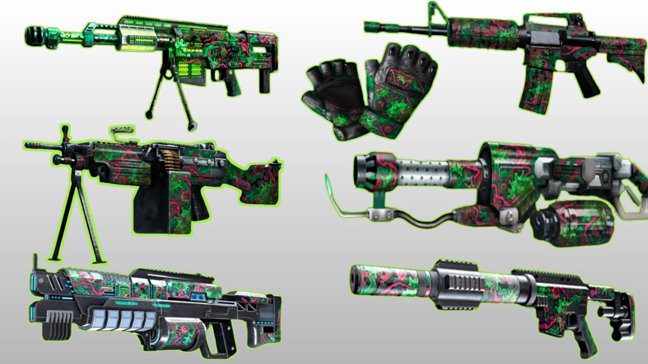 Dead Target Virus Guns Skins - YouTube