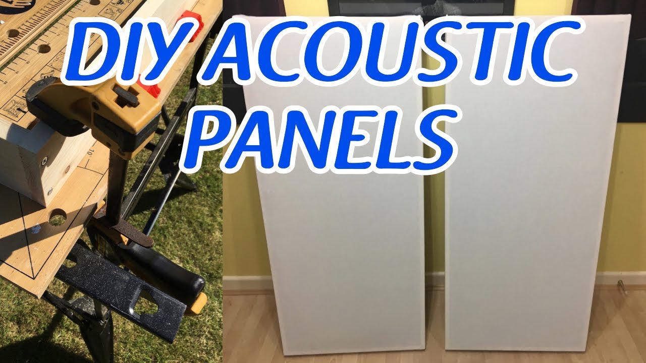 Acoustic panels - how to build them for your home studio - YouTube