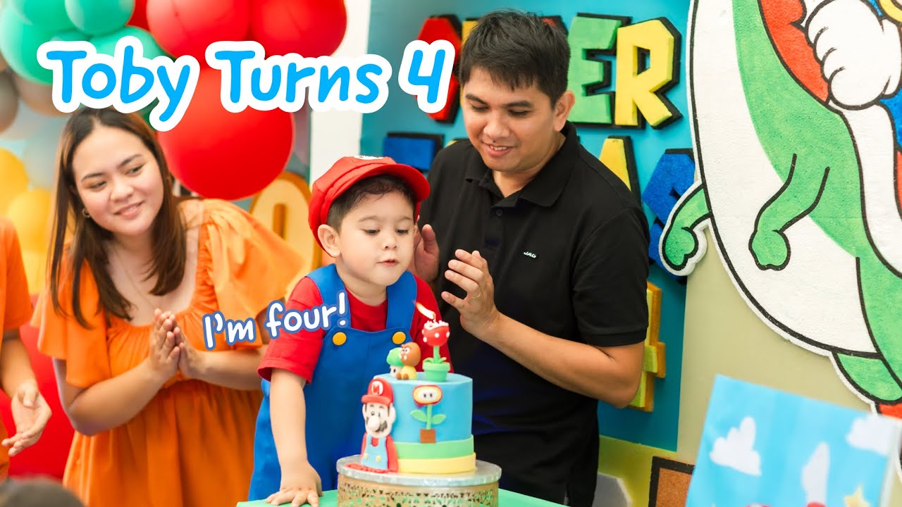 Toby's Super Mario Birthday Party - YouTube