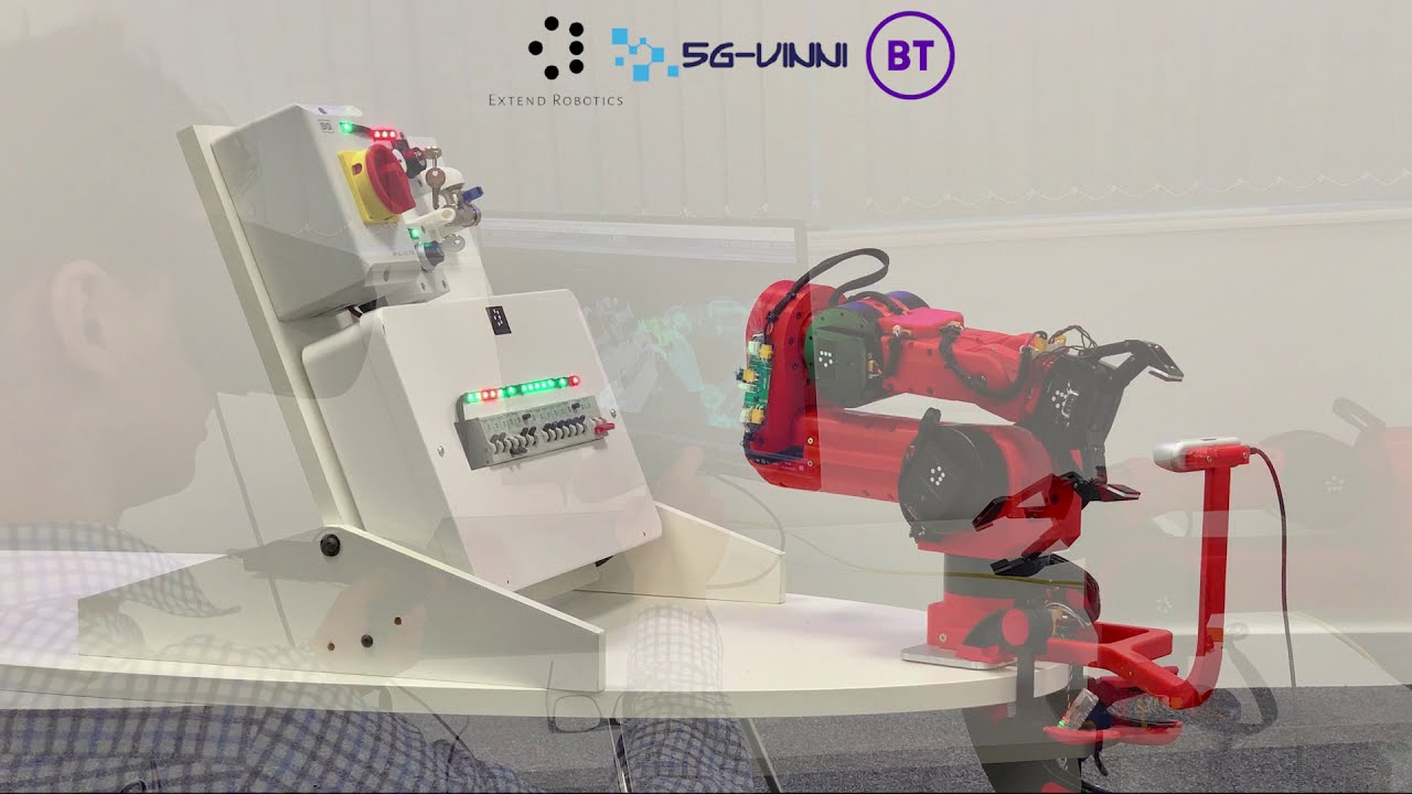 Extend Robotics trial at the 5G-VINNI UK facility site - YouTube