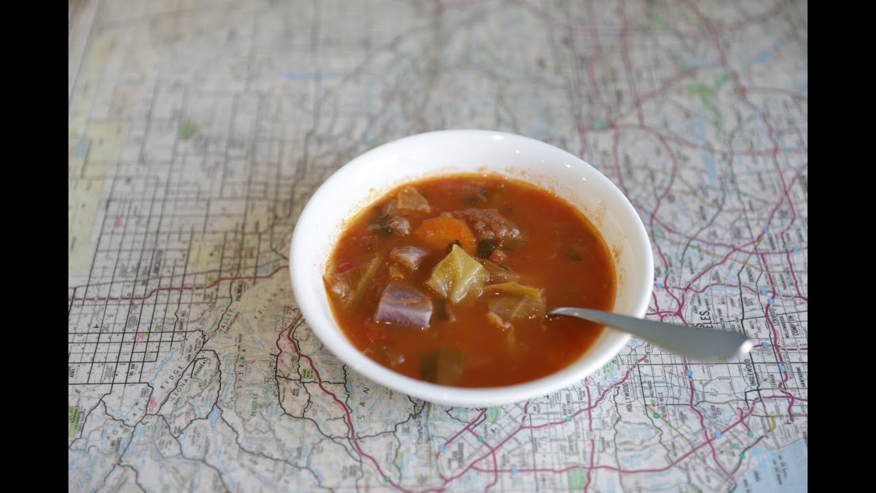 FROM THE GARDEN: Luo Song Tong (Chinese Borscht) - YouTube