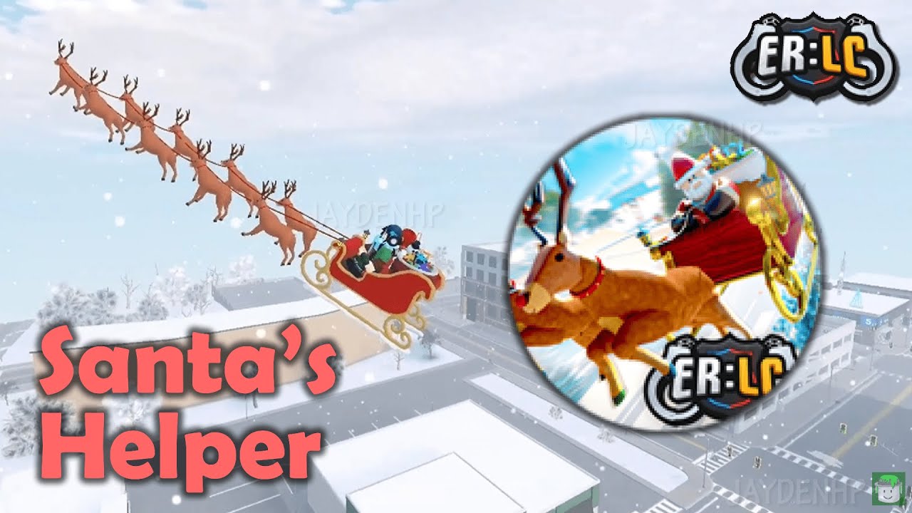 How to get the Santa's Helper Badge! {Roblox ER:LC} - YouTube