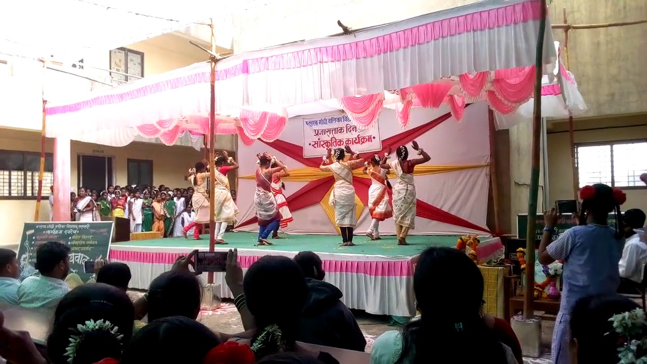 Swagat Geet Dance KGBV School - YouTube