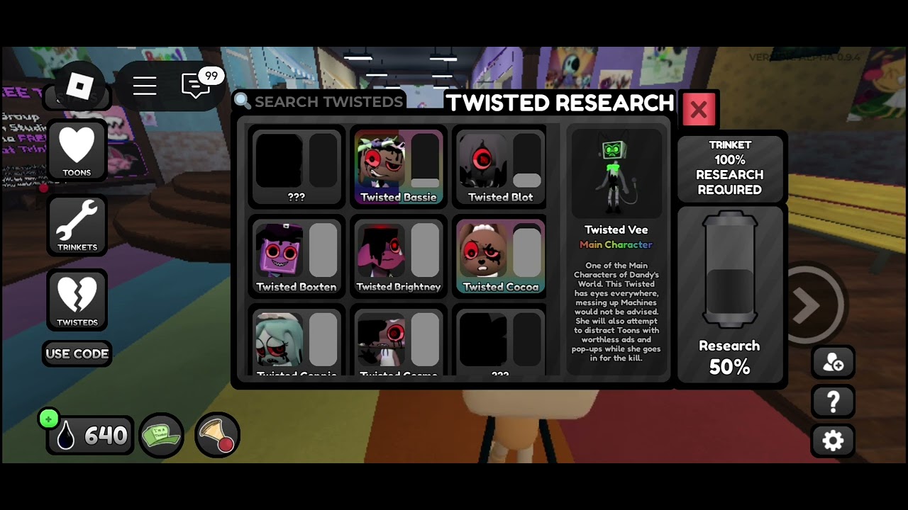 Twisted vee information (roblox universe badgy as rodger) - YouTube