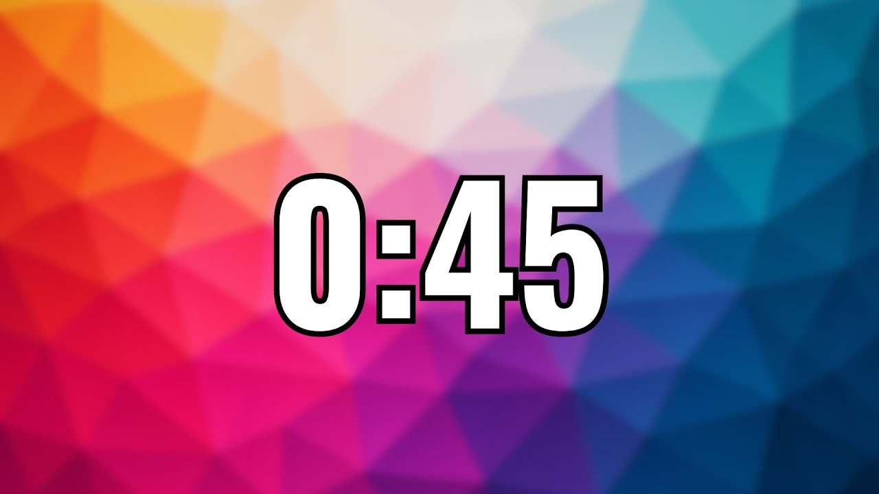 45 Second Timer - YouTube