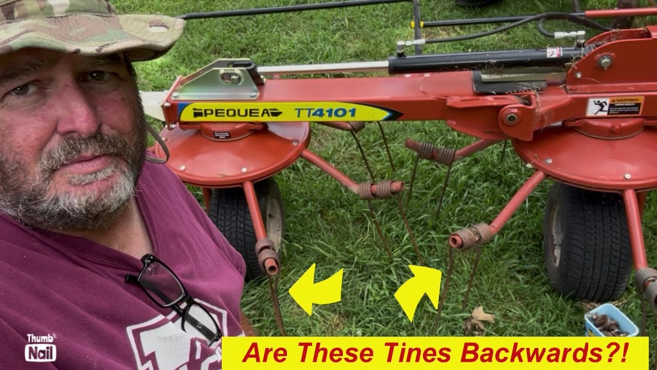 Frustrated: I’m Making Windrows with Pequea TT4101 Turbo Tedder | Tine ...