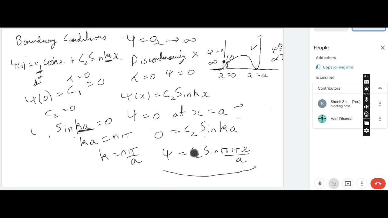 Solving Schrodinger's Equation for a 3 Dimensional Infinite Well ...