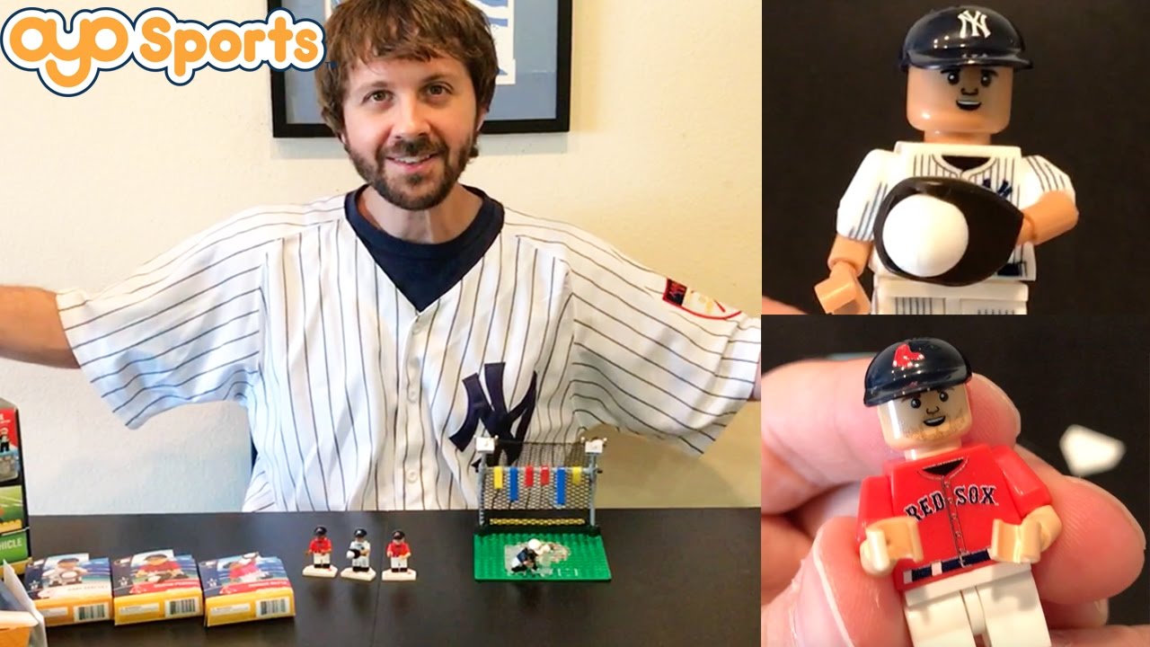 OYO SPORTS Minifigures UNBOXING & BUILD! Yankees vs Red Sox - YouTube
