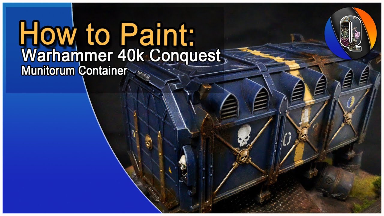 How to Paint: Munitorum Container - Warhammer 40k Conquest - Tutorial ...