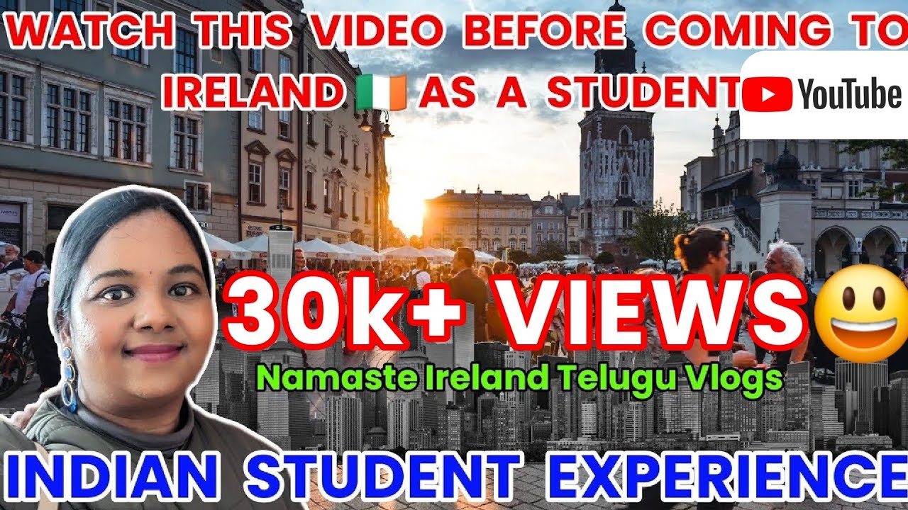 MASTER'S IN IRELAND|INDIAN STUDENT EXPERIENCE IN IRELAND| TELUGU VLOGS|| IRELAND TELUGU VLOGS 🇮🇪 ...