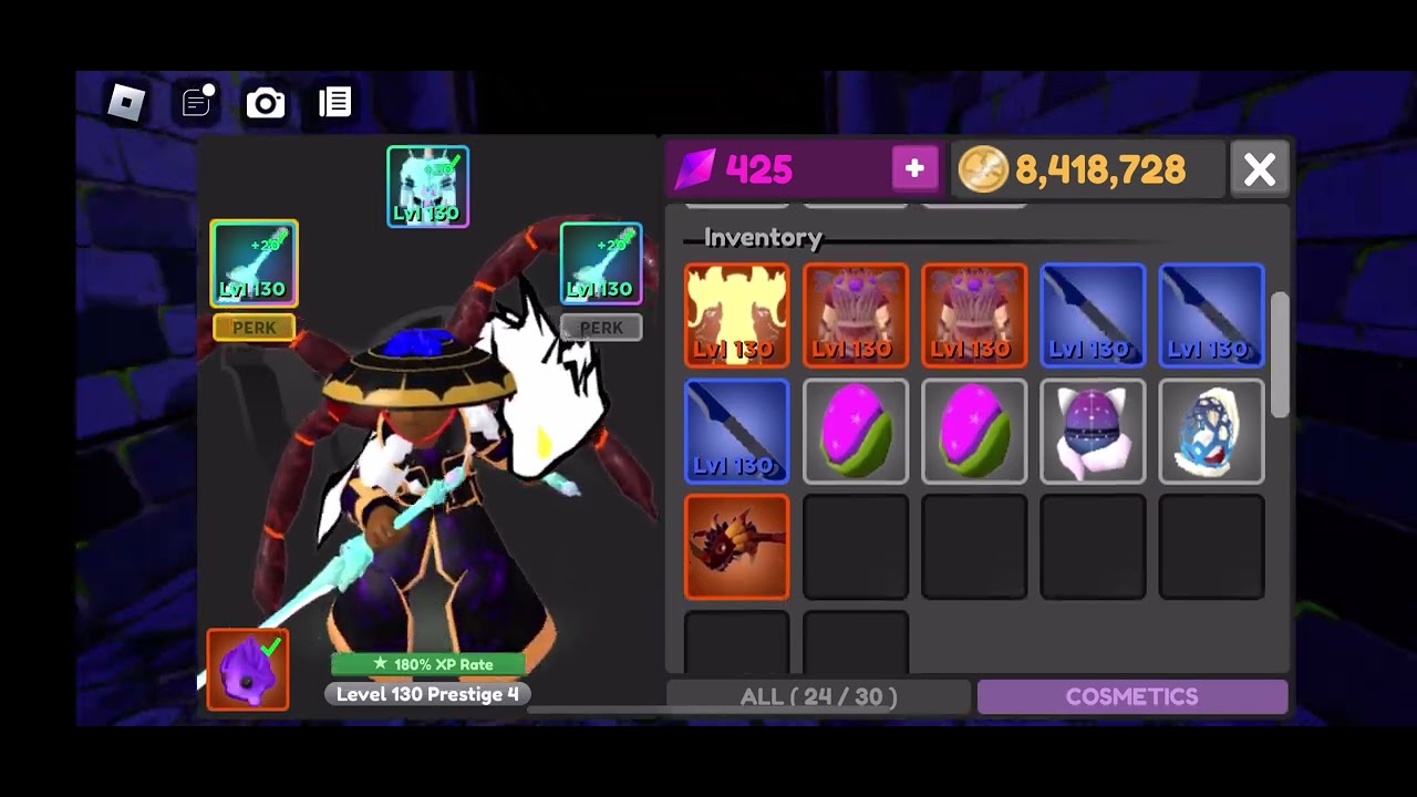 Roblox world zero solo aether tower world 9 level 130 - YouTube