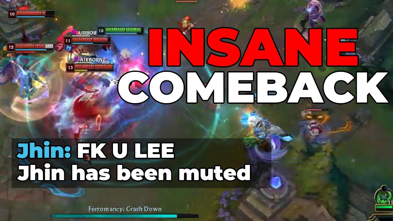 INSANE COMBACK! | League of Legends | ColsENG - YouTube