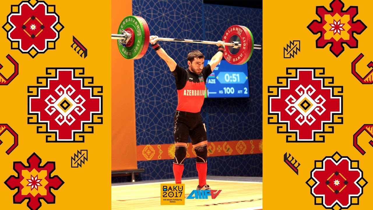 BAKU_2017 Elmar Aliyev Clean and Jerk 56 kg - YouTube