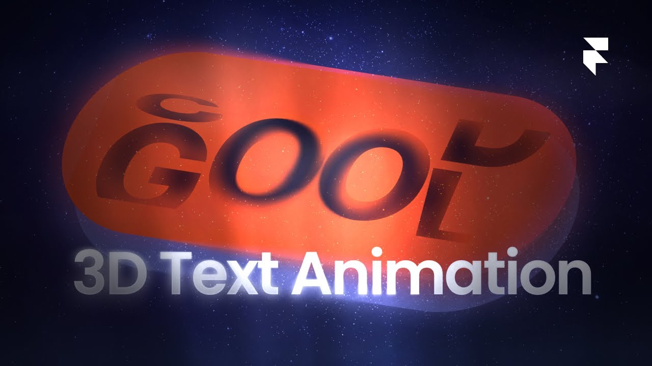 3D Text Animation With Framer - YouTube