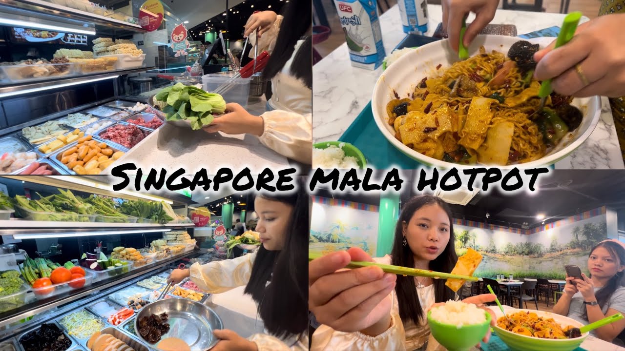 Singapore stadium foodcourt || Mala hotpot neh na :) - YouTube
