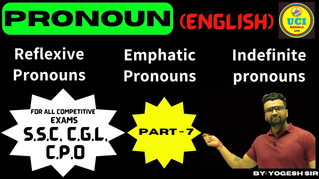 pronoun | competitive exams | reflexive pronoun | education | Emphatic ...