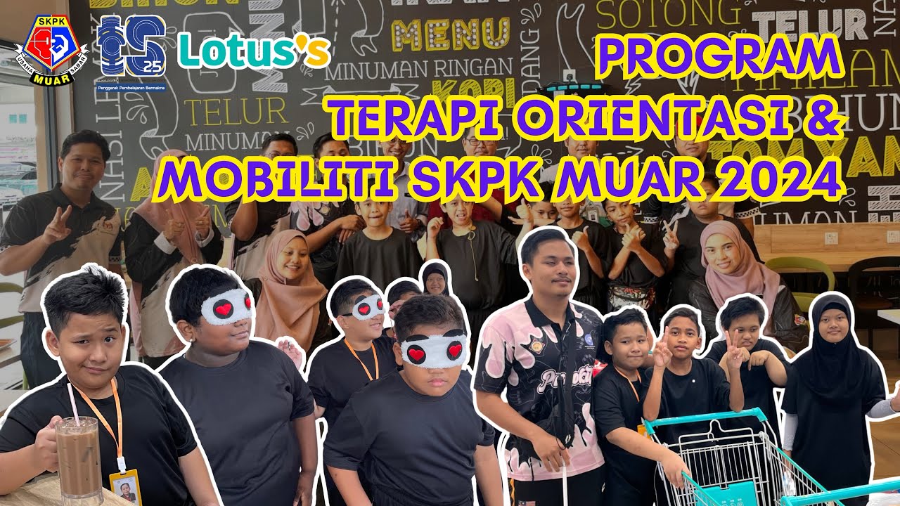 Program Terapi Orientasi & Mobiliti SKPK Muar di Pasar Raya Lotus’s ...